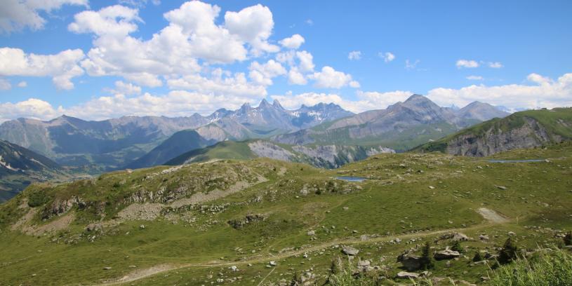 Col de la Croix de Fer in den Savoyer Alpen